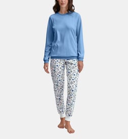 Pyjama à poignets Blooming Nights Gray stone - Calida | Galeries Lafayette