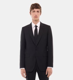 Veste de costume ajustée en laine Marine - Fursac | Galeries Lafayette