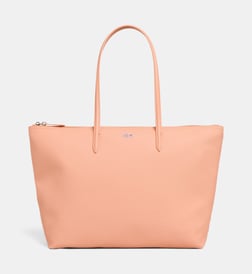 Sac cabas Large signature shopping Vert foncé - Lacoste | Galeries ...