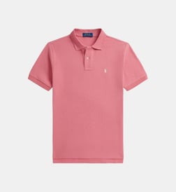 Polo droit signature en coton Bleu clair - Polo Ralph Lauren | Galeries ...