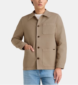 Veste Barney droite coton bio Beige - Nudie Jeans | Galeries Lafayette